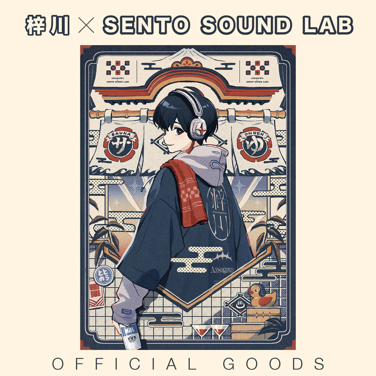 Azsagawa × SENTO SOUND LAB」OFFICIAL GOODS – FINDME STORE by THINKR